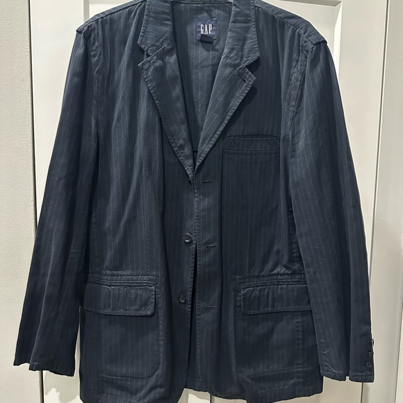 GAP | Suits & Blazers | Mens Gap Navy Strip Blazer | Poshmark